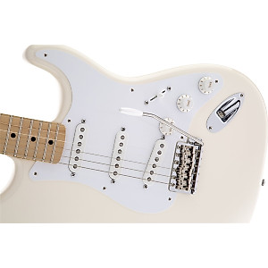 Fender Jimmie Vaughan Tex Mex Stratocaster, Maple Fingerboard, Olympic White