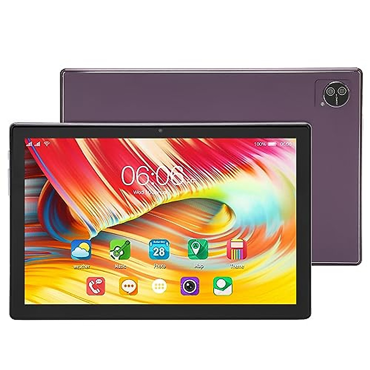 4G LTE 10.1 Inch Tablet, 8GB RAM 256GB ROM, FHD Display 4G LTE Gaming Tablet PC, Octa Core CPU, Dual SIM Dual Standby, for Android 12 (US Plug)