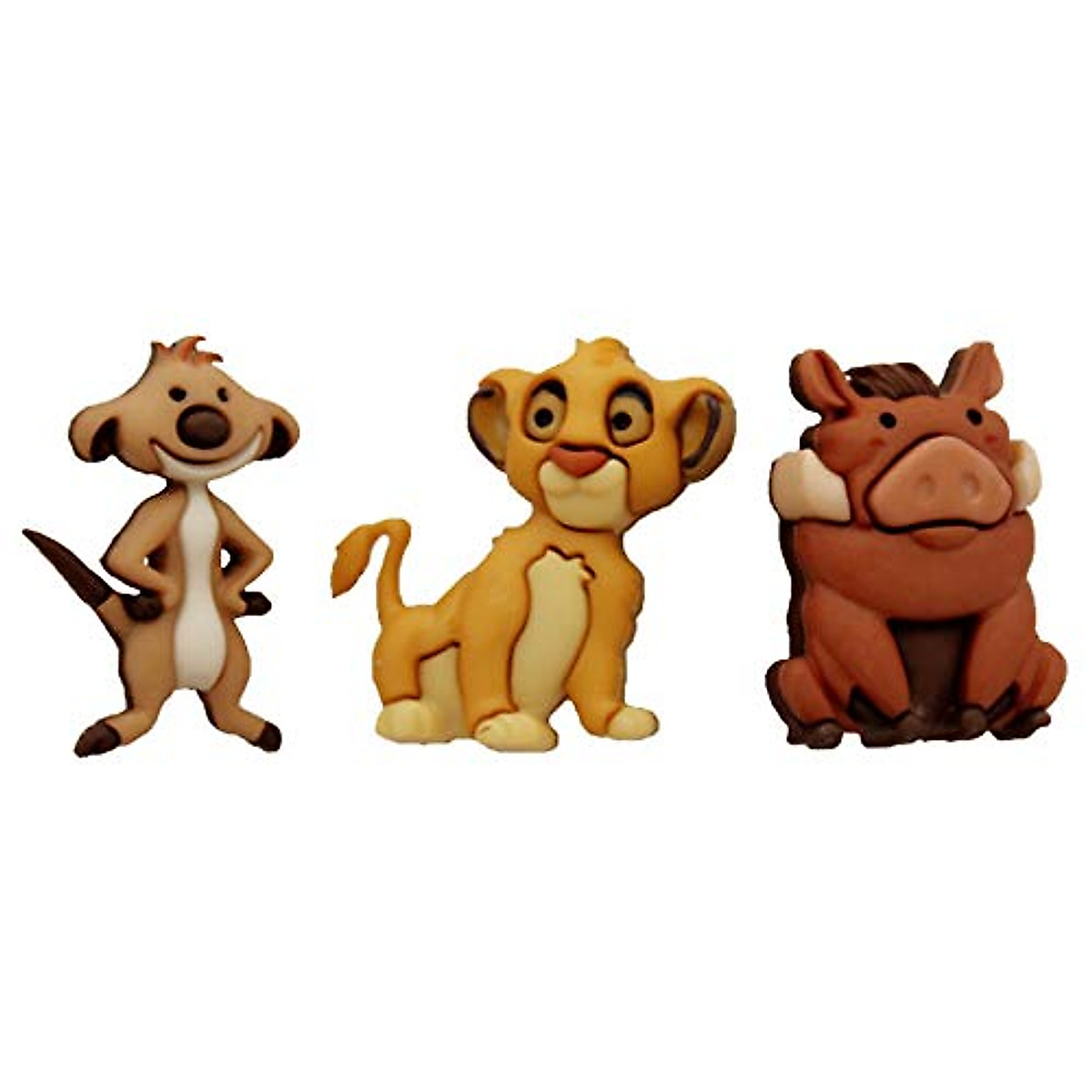 Disney Dress It Up Buttons Simba, Timon & Pumbaa The Lion King