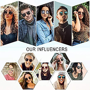 SOJOS Retro Round Double Bridge Polarized Sunglasses for Women Men Vintage Circle UV400 Sunnies SJ1104, Brown Tortoise/Green