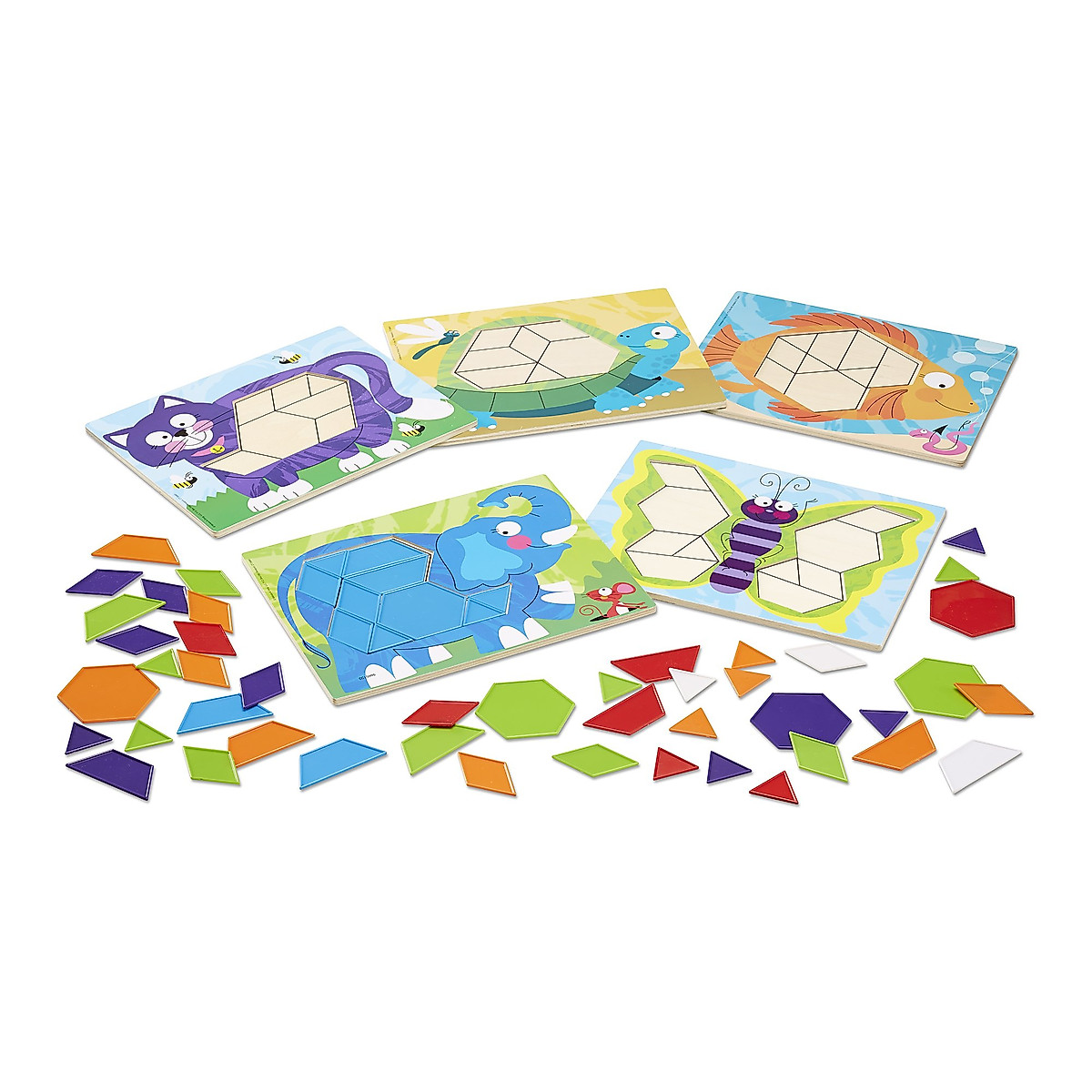 Melissa & Doug Animal Pattern Blocks