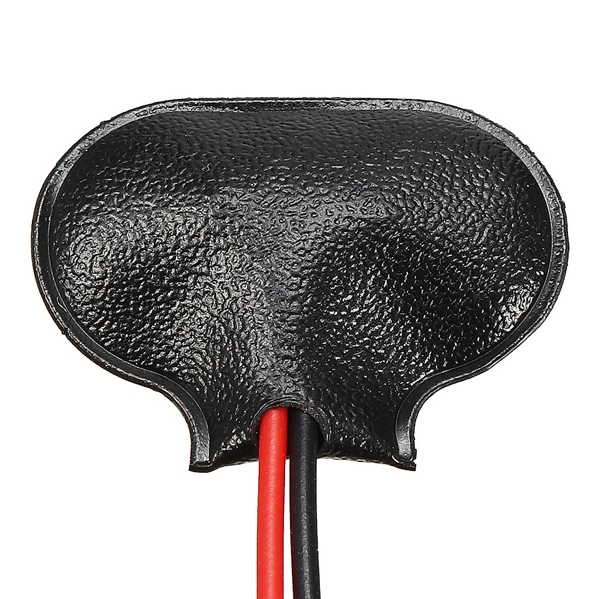 uxcell 3pcs DC 9V Battery Clip T-Type Buckle Connector Faux Leather Housing Lead Wire 12cm Long