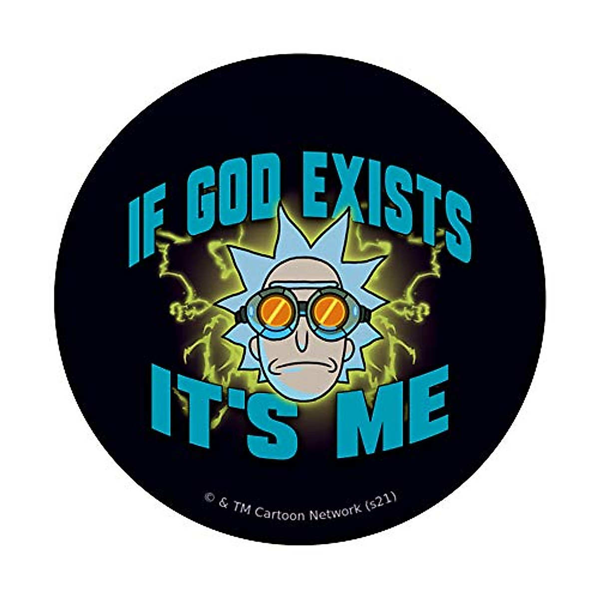 Rick and Morty If God Exists PopSockets Swappable PopGrip