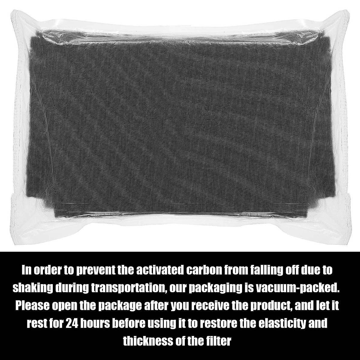 2 Pieces Carbon Filter Sheet Charcoal Filter Pad 16 x 48 Cut to Fit Air Roll Vent for Air Trash Cans Furnace Air Humidifier