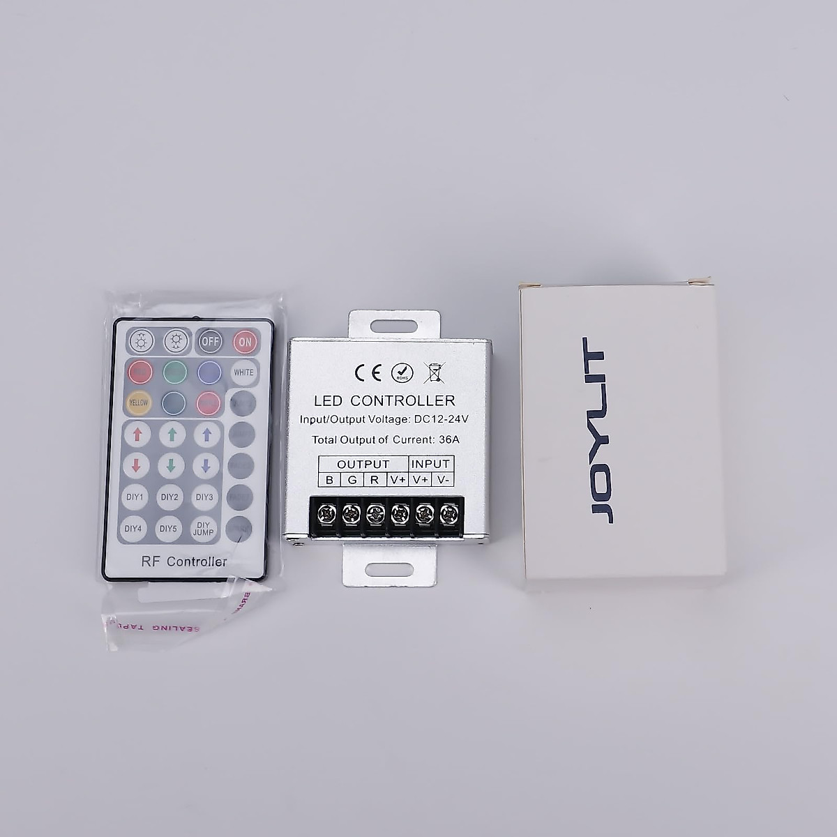 JOYLIT 28 Keys LED RF RGB Remote Controler for RGB SMD 3528 5050 LED Strip LED Lights Controller Input DC12V 30A