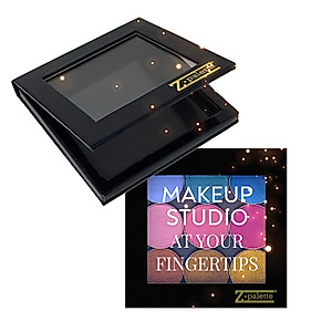 Z Palette Small Magnetic Makeup Palette, Empty Magnetic Palette, Universal Magnet makeup palette for Eyeshadows, Powders, Customizable Beauty Organizer with Clear Window
