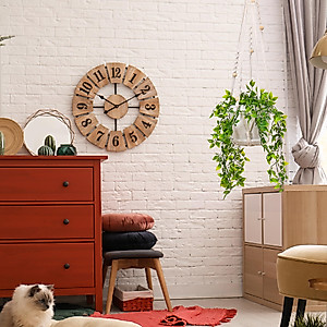 onepeng Macrame Plant Hanger,5 Arms Plant Hanger Indoor,Windchime Style Hanging Plant Holder,2 Pack Plant Hanger,Boho Home Decor Hanging Planters for Indoor Plants