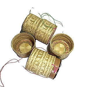 Wonder Run Basket Sticky rice to Craft handmade from bamboo in Thailand for kitchenware or cookware steamer pot food