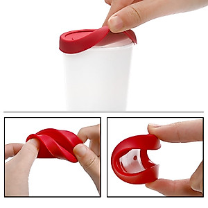 Peohud 12 Pack Mini Ice Cream Containers, 6oz Freezer Storage Tub with Silicone Lids, Reusable Storage Container for Homemade Ice Cream, Gelato, Sorbet, Dessert