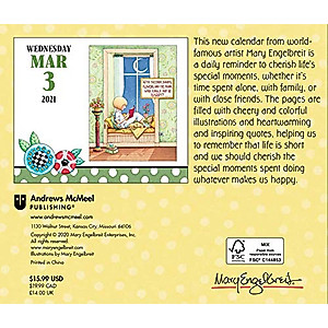 Mary Engelbreit 2021 Day-to-Day Calendar: Every Moment Matters