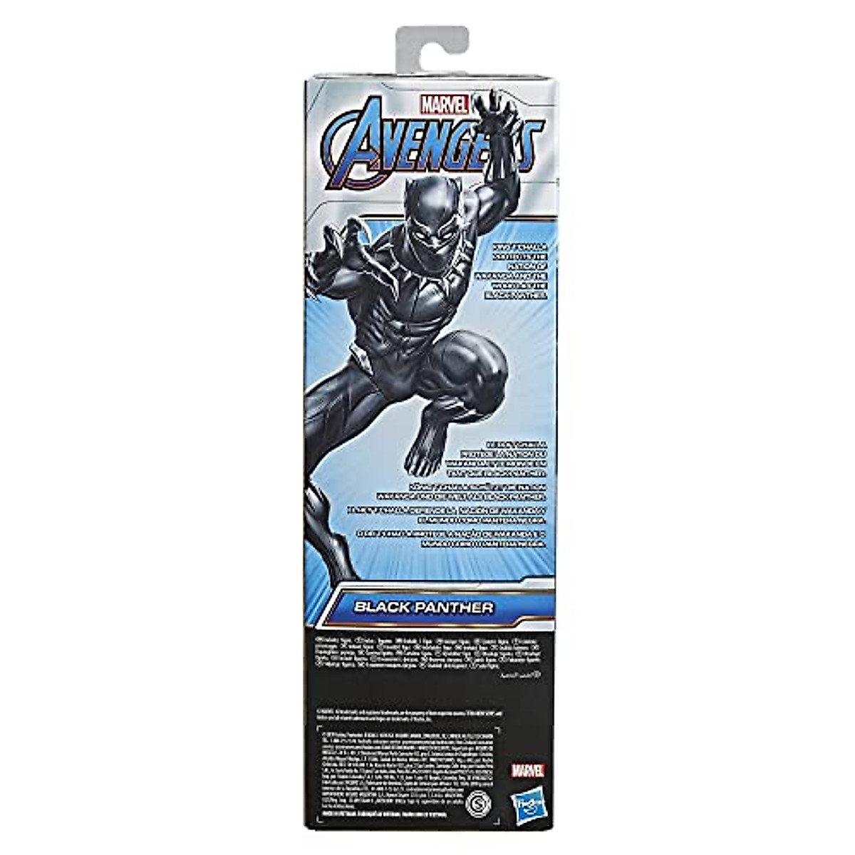 Avengers Marvel Titan Hero Series Black Panther Action Figure, 12-Inch Toy, Inspired by Marvel Universe, for Kids Ages 4 and Up