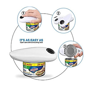 MLK Electric Can Opener - Open Your Cans with A Simple Push of Button (100)