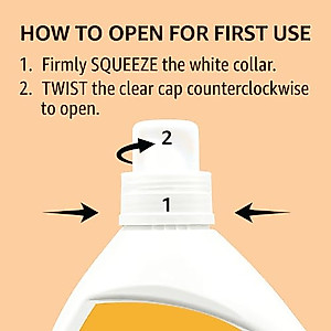 Amazon Basics Laundry Detergent Liquid, Concentrated, Fresh Scent, 110 Loads, 82.5 Fl Oz (Previously Solimo)