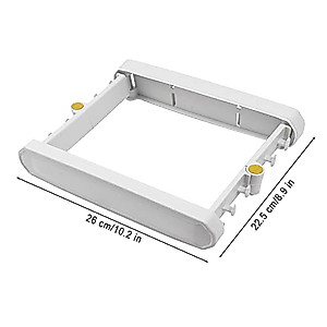 Klyuqoz Portable Trash Bag Holder, Garbage Bag Holder with Disposable Garbage Bag Pack of 100, Camping Trash Bag Holder Self-Adhesive Hanging Foldable for Kitchen Cabinet Bathroom RV, White