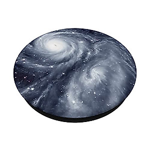 Galaxy and space as well as astronaut abstract painting PopSockets Swappable PopGrip