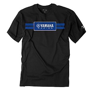 Factory Effex mens Short Sleeve Yamaha Racing Stripes T Shirt, Black, XX-Large US
