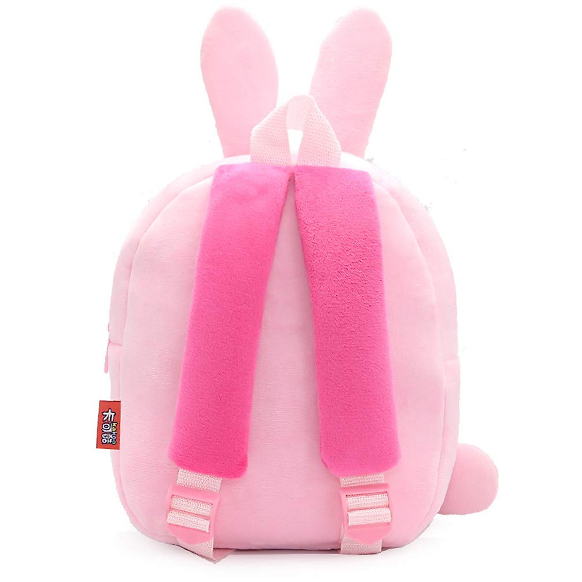 Ladyzone Toddler Backpack Zoo Animals Backpacks Cute Plush Bag Cartoon 10" Preschool Book Bag For 2+ Years Girls Boys (Rabbit)