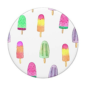 SUMMER BEACH TROPICAL PHONE GRIP - POPSICLE ICE CREAM PopSockets PopGrip: Swappable Grip for Phones & Tablets