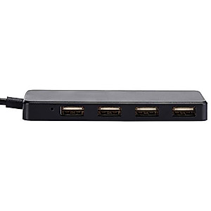 Voluxe Hub Adapter, 5Gbps Hub, Stable Small Size 4‑in‑1 Good Performance for Computer Desktop