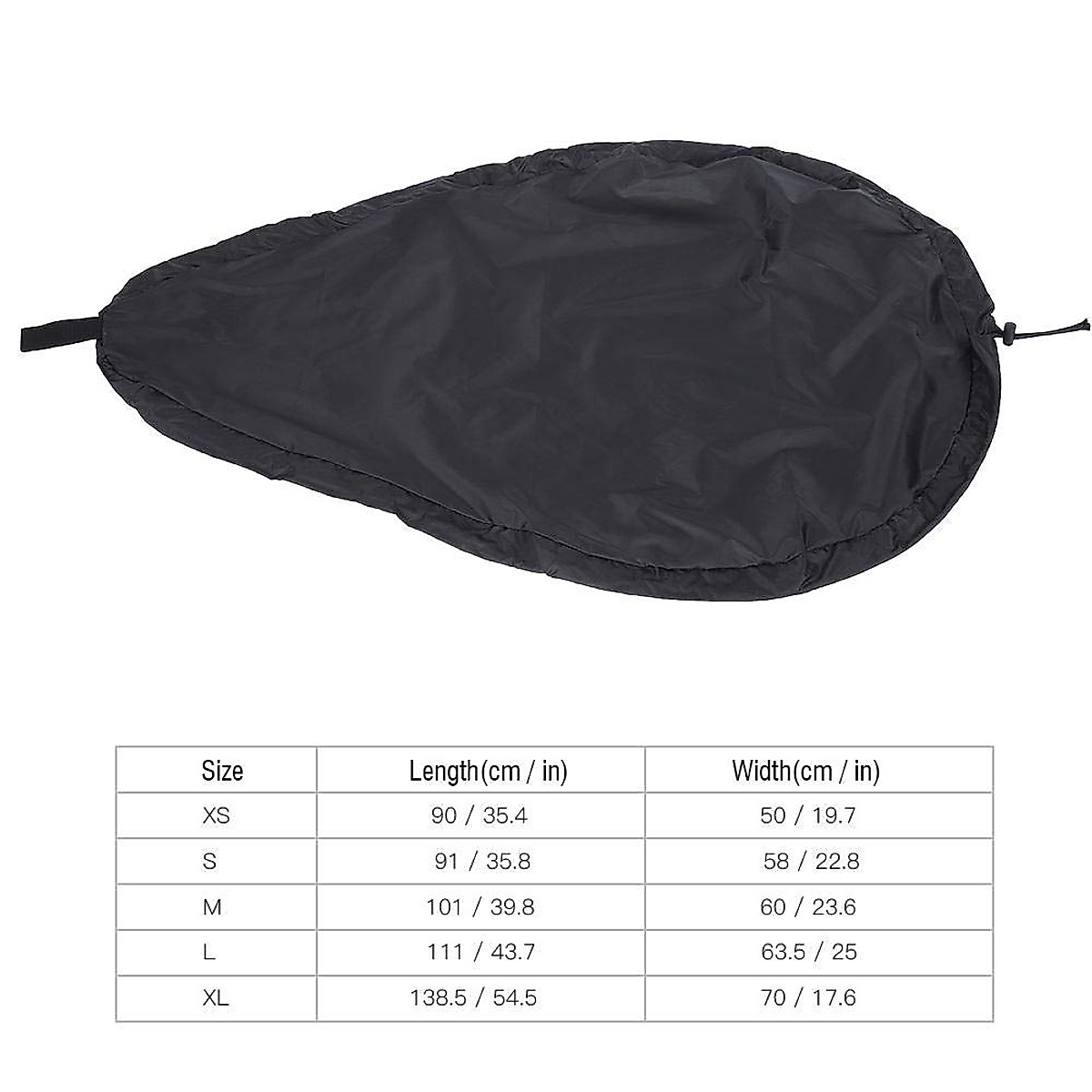 Canoe Cock,Universal Kayak Cockpit Cover,Kayak Cockpit Cover,Blocking Canoe Storage Dust Sunblock Cover Kayak Cockpit Protector for Fishing Boat,Rowing Shell & Paddle Board(L)
