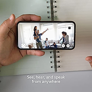 Blink Mini Pan-Tilt Camera | Rotating indoor plug-in smart security camera, two-way audio, HD video, motion detection, Works with Alexa (Black)