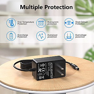 VHBW 15W Replacement for Alexa Echo Cord for Echo Dot Charger for Echo Dot 3rd & 4th Gen, Echo Show 5, Dot 3rd & 4th Gen with Clock, Dot Kids Edition, Spot, Fire TV Cube Power Cord