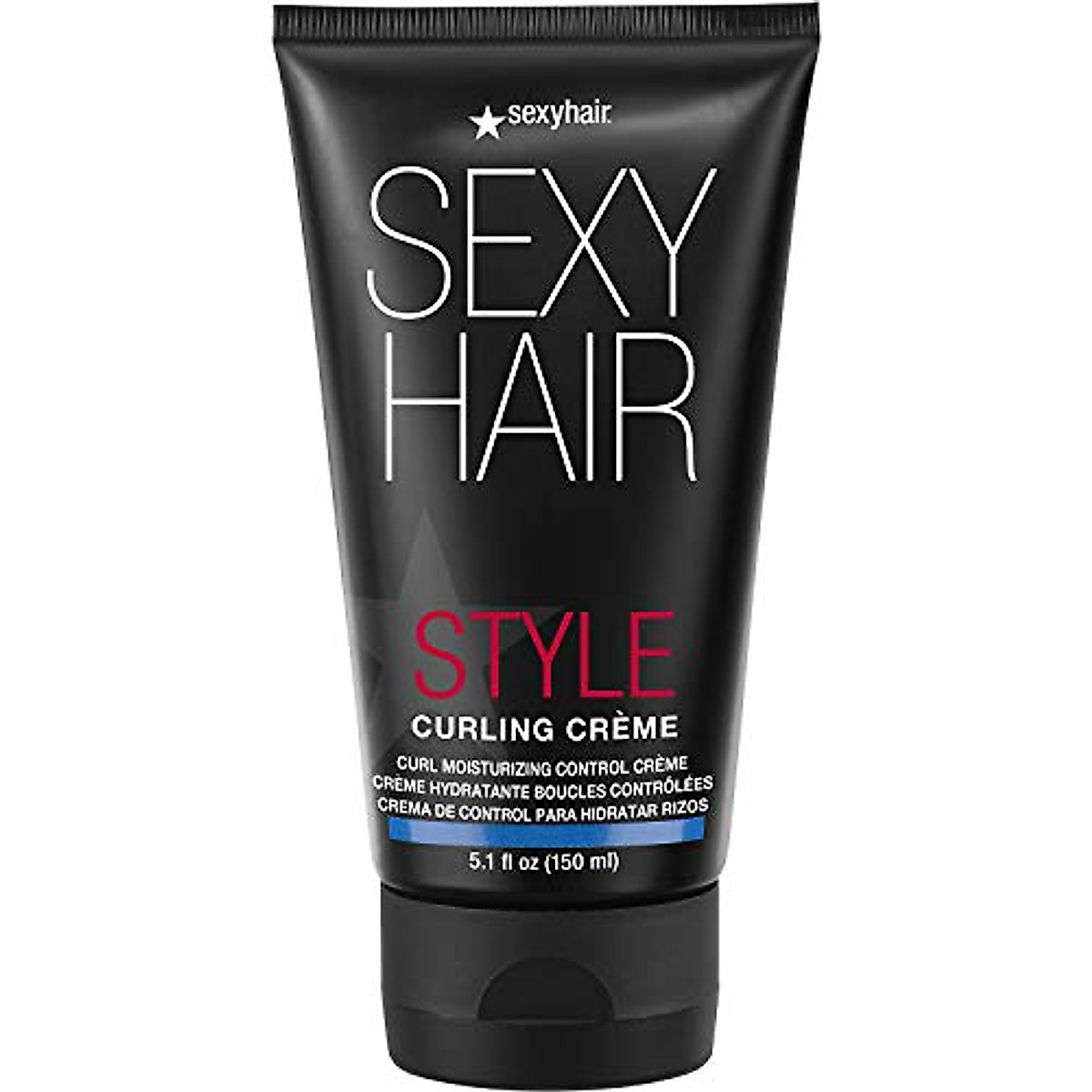 SexyHair Style Curling Crème Curl Moisturizing Control Crème, 5.1 Oz | Light Control | Maintains Moisture and Combats Frizz