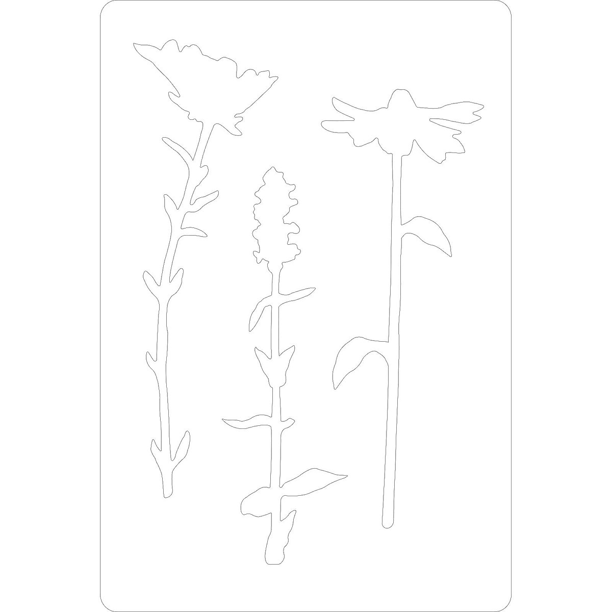 Sizzix Bigz L Die 665222 Large Stems #2 by Tim Holtz, Multicolor