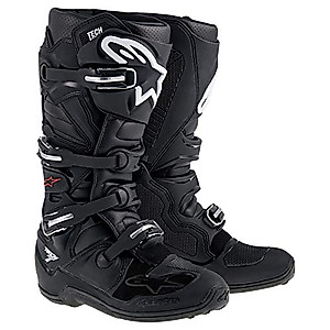 Alpinestars 2012014-10-12 Tech 7 Boots, Black (Size 12)
