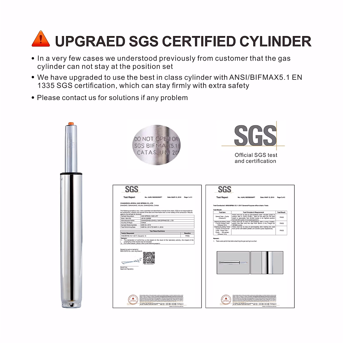 Grace & Grace Height Adjustable Rolling Swivel Tall Stool Chair with Back Support,Heavy Duty Stool with Wheels for Salon,Massage, Factory, Shop,Work (Black,with Back Support)