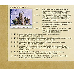 United States Lighthouses: Illustrated Map & Guide