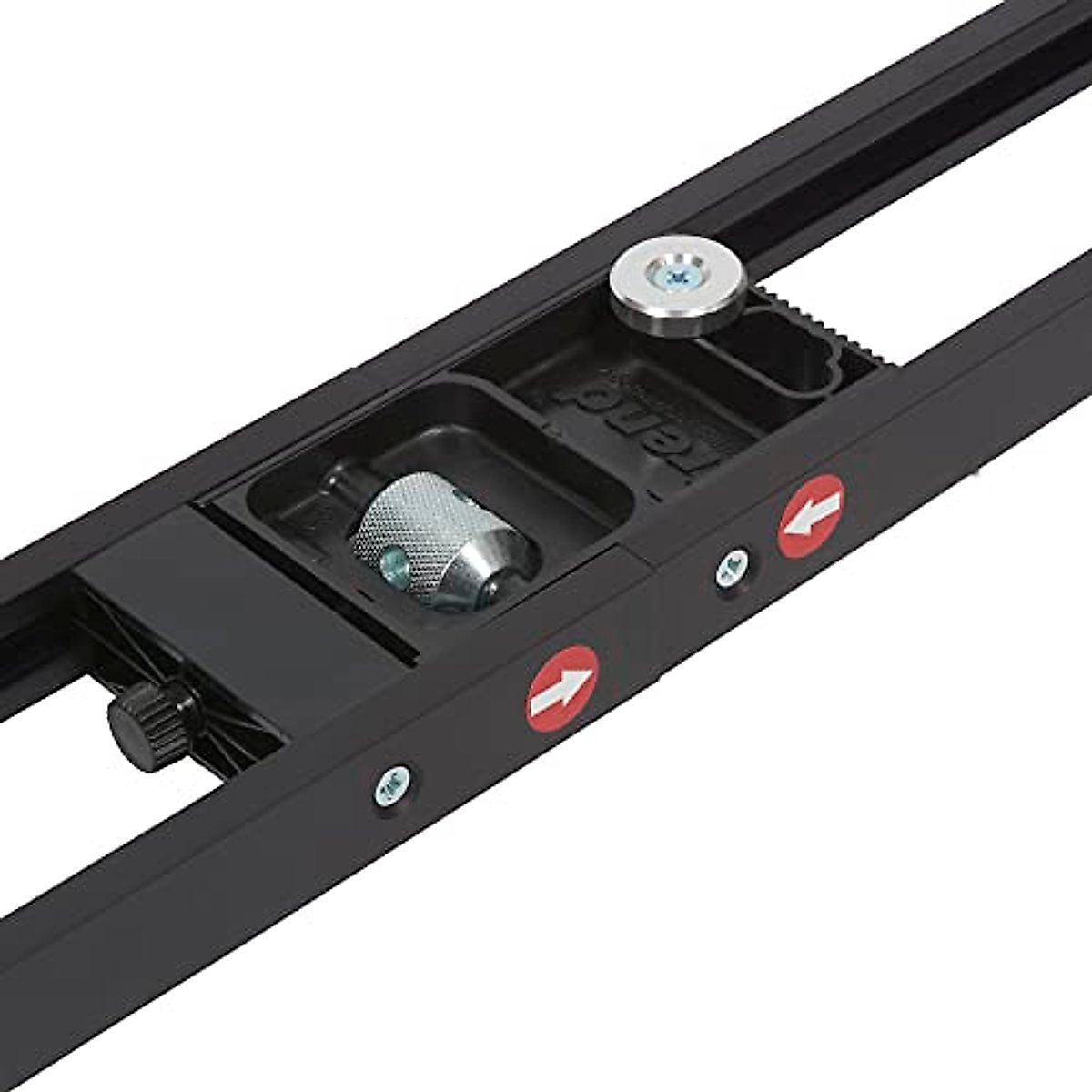 Trend Two-Part Skeleton Hinge Jig with Adjustable Blocks, Robust Carry Case & Guide Bush for Hinge Recess Cutting, Black, H/JIG/C