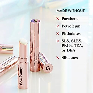 goop Lip Balm | Clean Moisturizing Lip Balm for Chapped, Cracked or Dry Lips | Dermatologist Tested | 0.16 oz | Paraben and Silicone Free