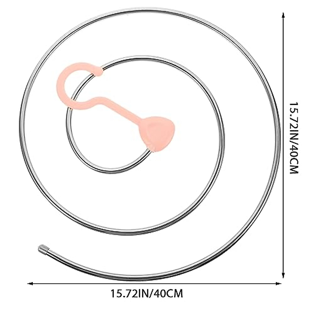 Cabilock Spiral Hanger Blanket Hanger Spiral Sheet Hanger Stainless Steel Quilt Hanger Clothes Drying Rack Space Saving Hangers for Bed Sheet Coverlet