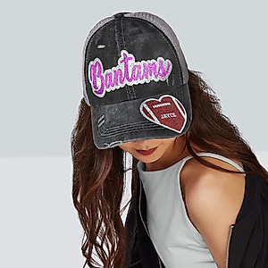 Baseball Cap Custom Embroidery Text Sport Ball Logo - Personalized Hat Baseball Football Softball Cap Customized Embroidered Hat for Women Men Unisex Black