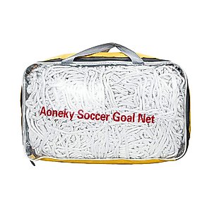 Aoneky 4 mm Heavy Duty Soccer Goal Net - 10 lbs per Netting - 24 x 8 Ft - Replacement Full Size Football Post Net - NOT Include Posts