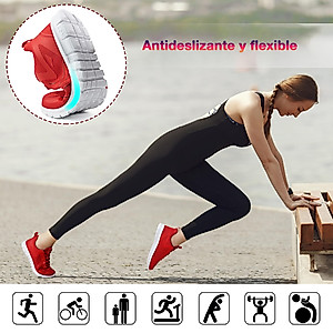 Judxsious Womens Sneakers Casual Running Shoes Comfortable Tennis Shoes Women's Fashion Sneakers Lightweight Walking Shoes Breathable Athletic Gym Shoes White