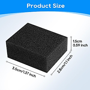 MyfatBOSS 8 Packs Pre-Filter Sponges, Water Pump Filter for WF20/CF20 68oz/2L Cat Water Fountain Wireless Pump Sponges