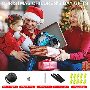 WATIEOBOO WA-01 Dual-Mode Metal Yo-Yo - Beginner Friendly Responsive System for Kids & Unresponsive Trick Yoyo for Adults, Competition-Ready with Gloves, Case & 10 Strings