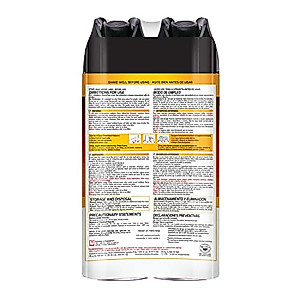 Hot Shot Ant, Roach & Spider Killer, Kills Roaches and Listed Ants On Contact, Indoor & Outdoor Use, (Unscented) 2 Pack, 17.5 Ounce