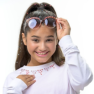 blinger Glimmer Collection Refill Pack | Birthday Party | 12 Discs – 180 Gems | Bling in Brush Out | Works with blinger Hair Styling Tool (Multicolored)