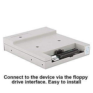 Oumij1 Drive Emulator,720KB SFRM72-FU USB SSD Floppy Drive Emulator with 720K Floppy Drive ABS
