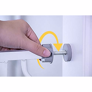 Regalo Easy Step 38.5-Inch Wide Walk Thru Baby Gate, Includes 6-Inch Extension Kit, 4 Pack Pressure Mount Kit, 4 Pack Wall Cups and Mounting Kit