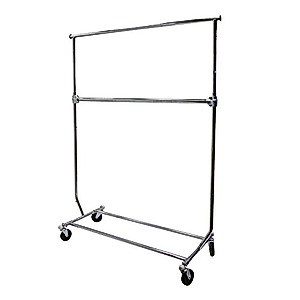 Add on Bar for NAHANCO RCS-1 and RCS2 Rolling Clothes Racks, Chrome