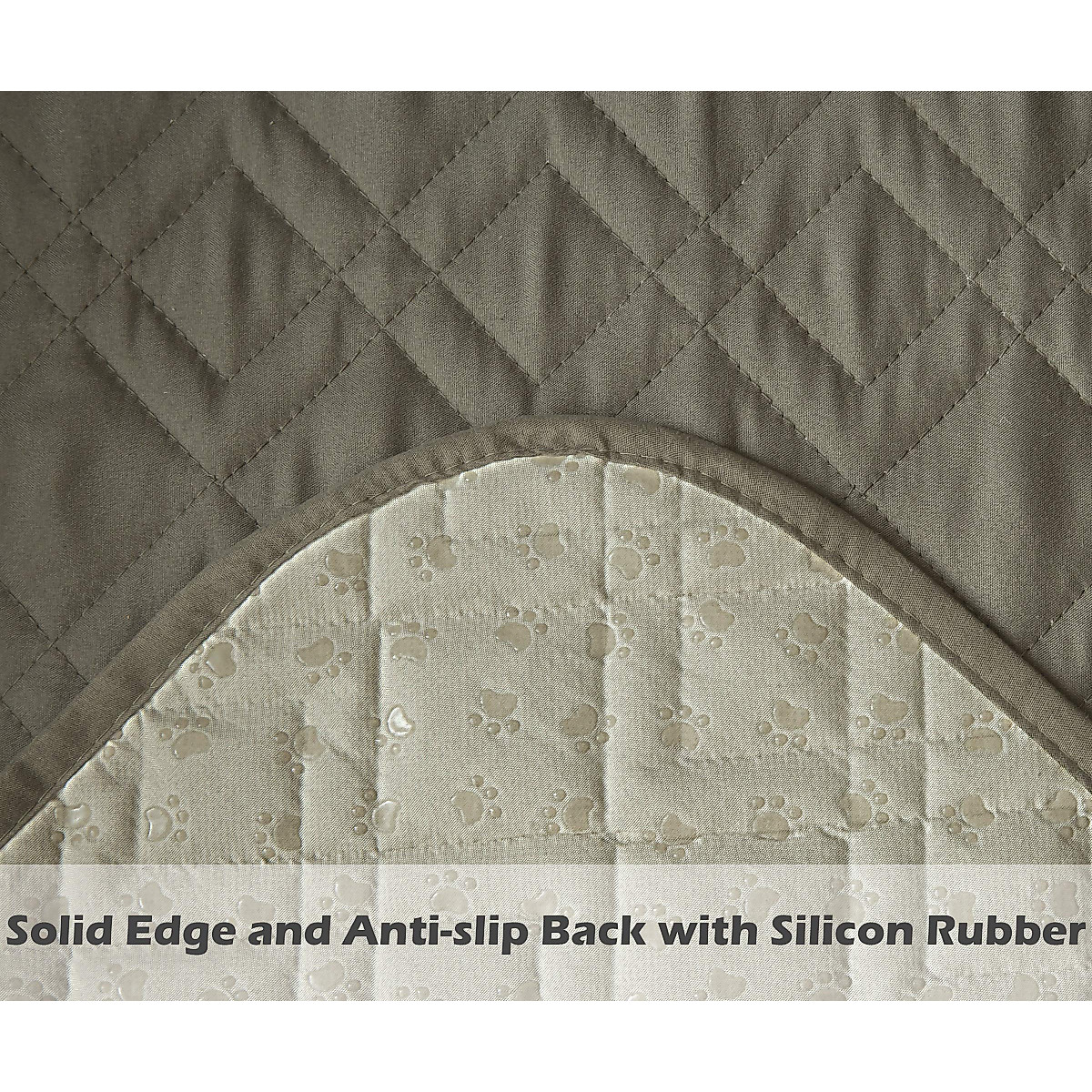 Ameritex Couch Sofa Slipcover 100% Waterproof Nonslip Quilted Furniture Protector Slipcover for Dogs, Children, Pets Sofa Slipcover Machine Washable (Green, 78")