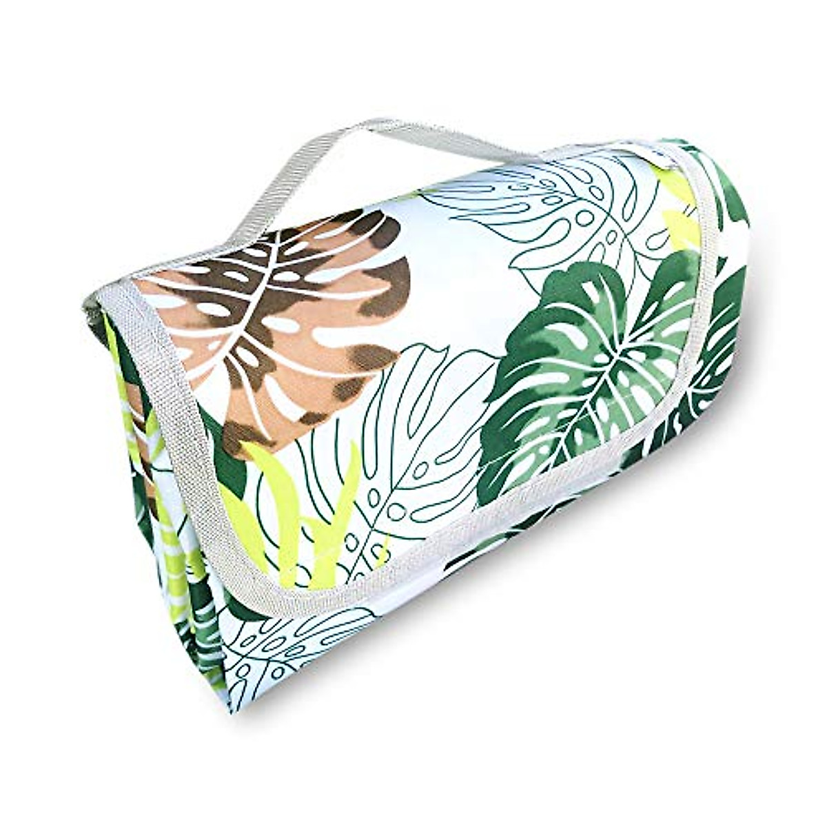 Picnic Mat,Reversible Mats,Beach Blanket,59"x 79"Large Floor Mat for 6 Adults Outdoors Rugs,Patio,Backyard,Deck,Trailer,Camping,Travelling Rugs ,Yoga,Exercise(59"x79", green01)