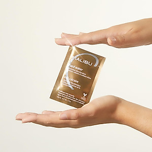 Malibu C Hard Water Wellness Hair Remedy - Removes Hard Water Deposits & Impurities + Restores Volume and Radiant Shine with Vitamin C Complex (1 Packet)