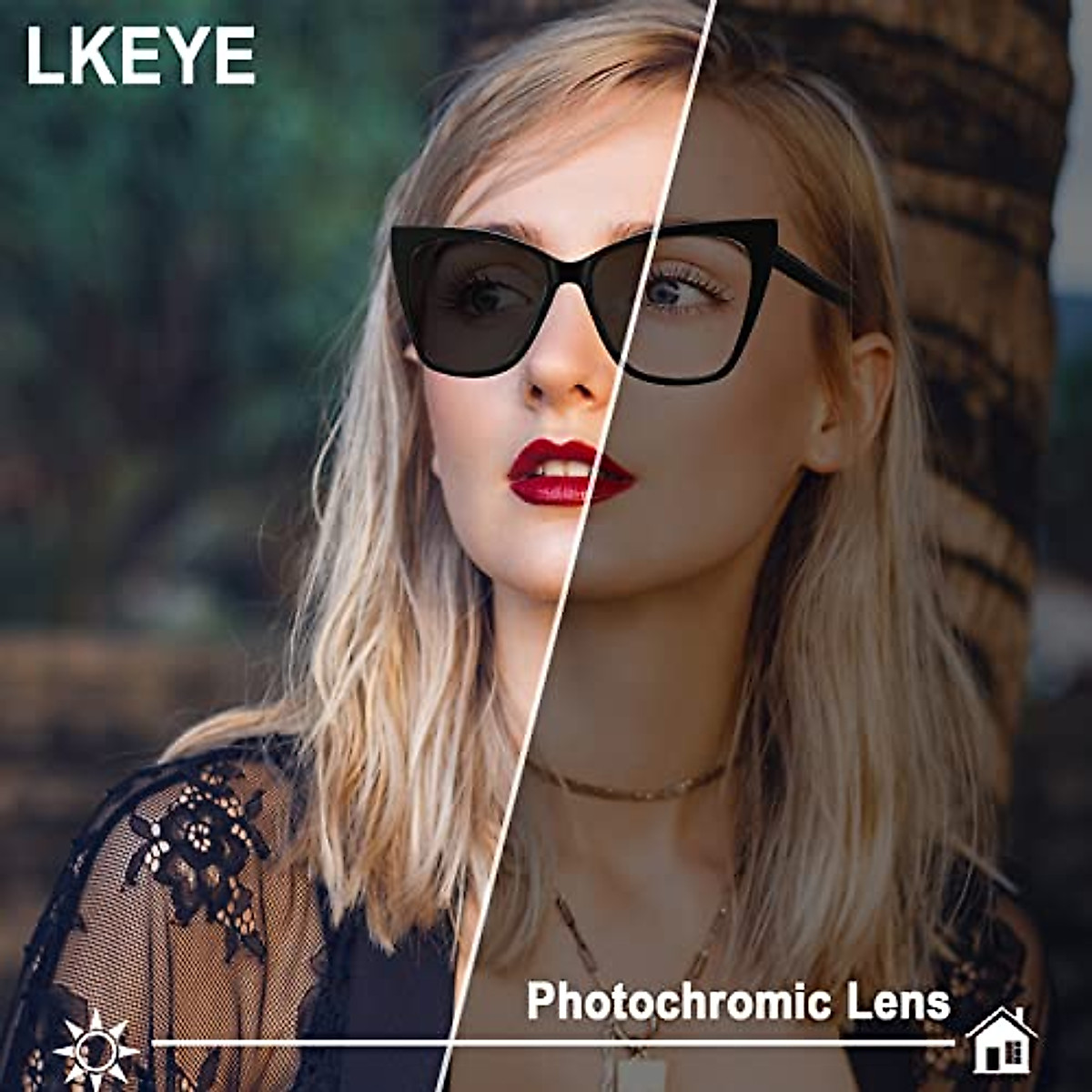 Oversized Reading Glasses Women Cat Eye Photochromic Computer Reader Stylish Ladies Designer Fashion Big Unbreakable Eyewear 2Pack Black & Dark Green +2.25x