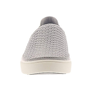 UGG K CAPLAN Slip-ON Sneaker, SEAL METALLIC KNIT, 1 US Unisex Little Kid