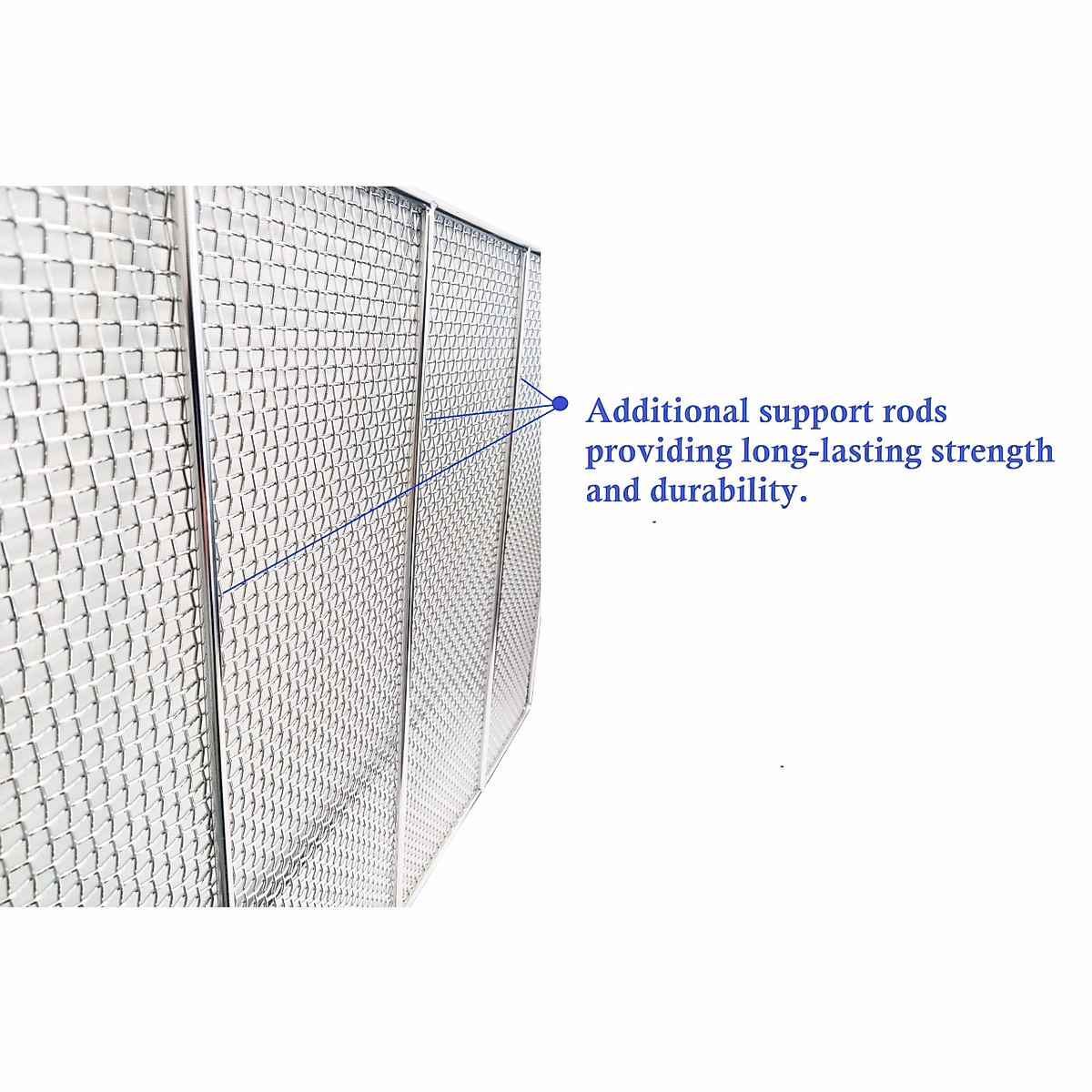 OCS Parts 17" x 25" Donut Fryer Screens | Heavy-Duty, Reinforced, Inustrial Grade Stainless Steel Bakery and Donut Fryer Screens for Belshaw, Avalon, and Commercial Donut Fryers (5-Pack)